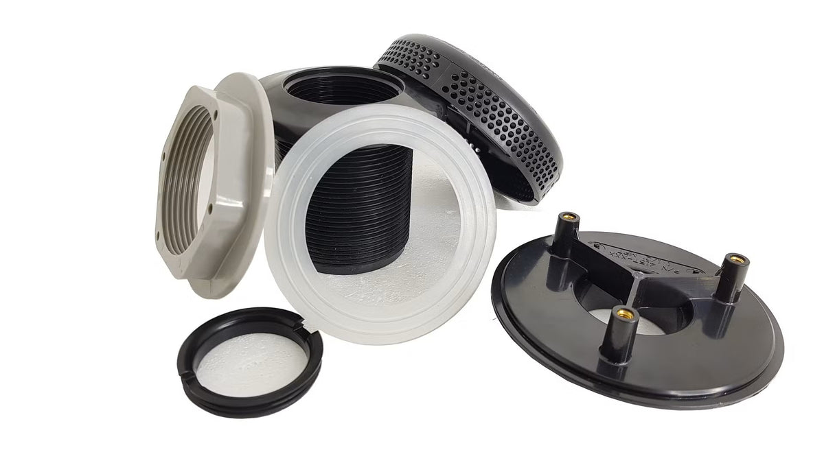 Timber Hot Tub Suction – Black – Aquarius Spa Parts