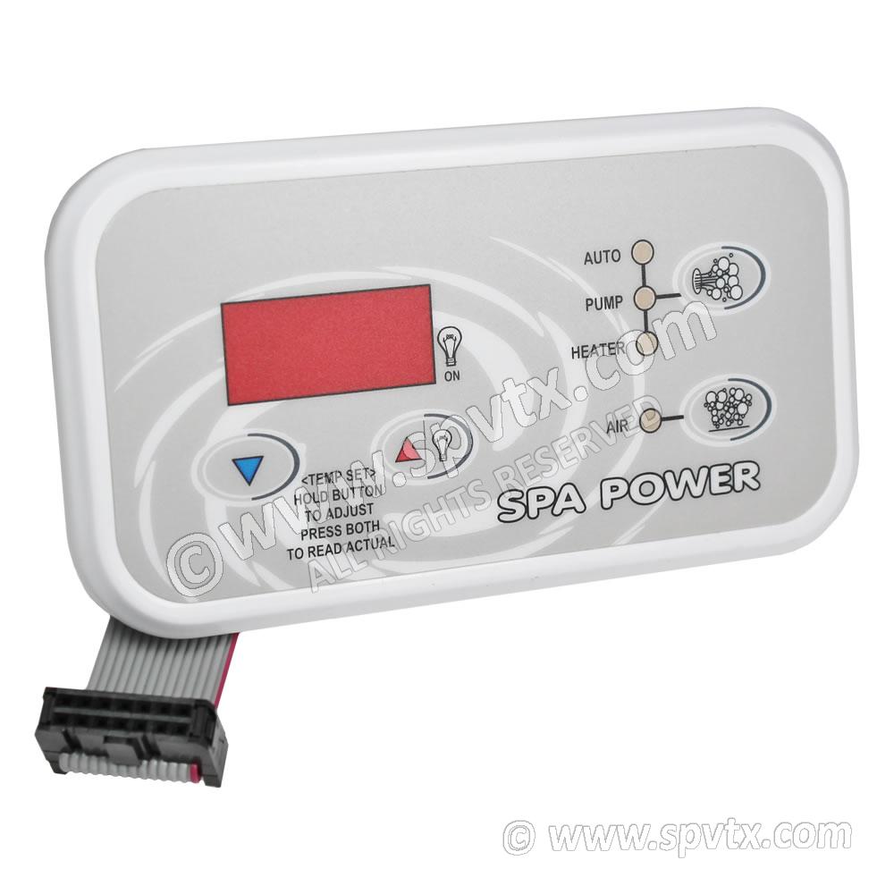(Davey) SP601 Rectangular Touch Panel – Aquarius Spa Parts
